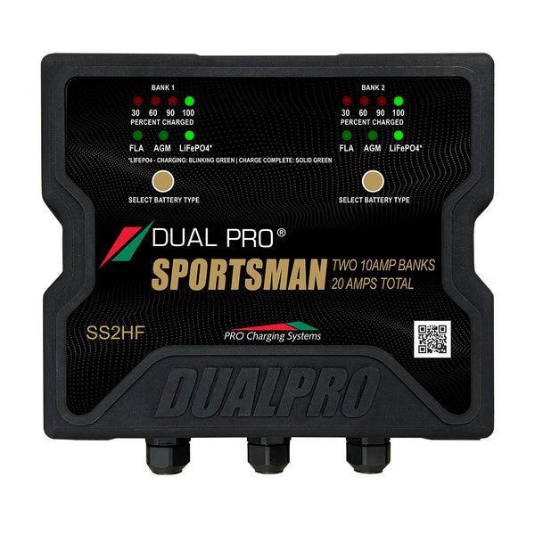 Dual Pro Sportsman Series HF Battery Charter - 20 Amp - 2 Bank – K & K ...