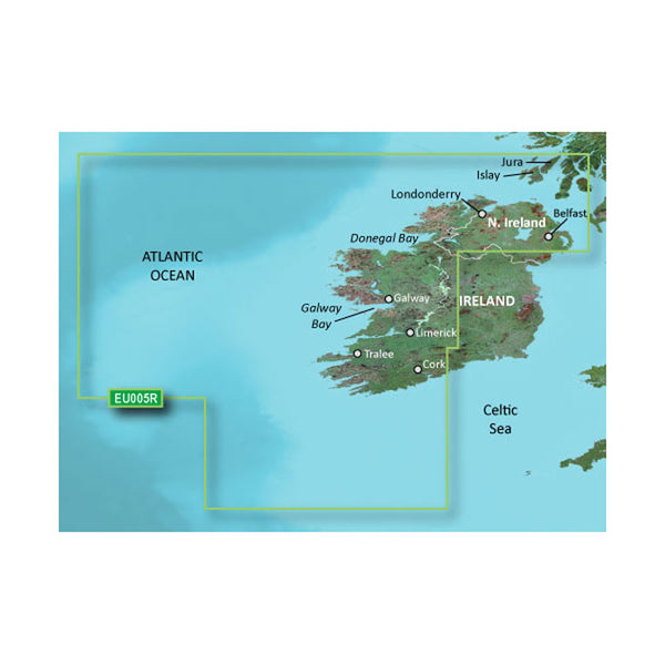 Garmin BlueChart® g3 HD - HEU005R - Ireland, West Coast - microSD™/SD ...