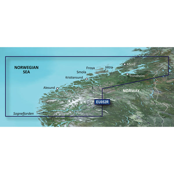 Garmin BlueChart® g3 HD - HXEU052R - Sognefjorden - Svefjorden - micro ...