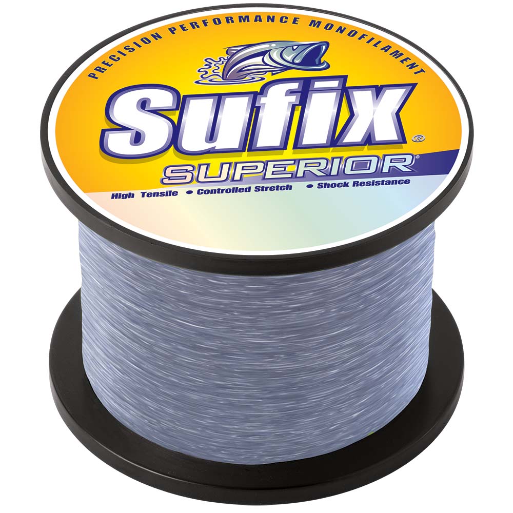 Sufix Superior Smoke Blue Monofilament - 40lb - 3275 yds – K & K Kustomz